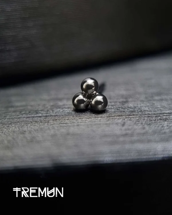 Triple Bolita – Push Pin – Tremun Piercing